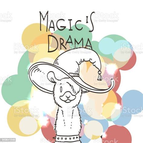 만화 라마와 귀여운 카드입니다 동기 부여 및 영감 따옴표입니다 그림 낙서 귀여운에 대한 스톡 벡터 아트 및 기타 이미지 귀여운 낙서 드로잉 동기 부여 Istock