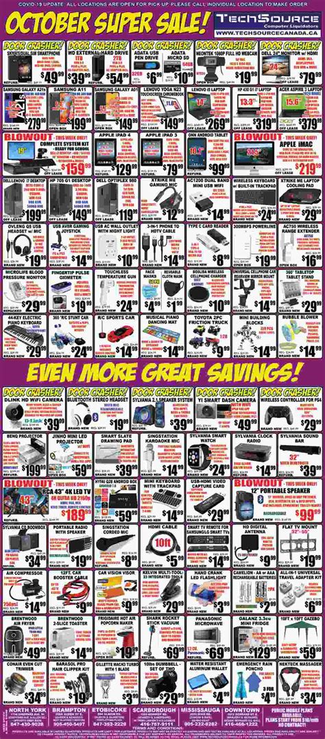 Tech Source Flyer On October 1 31 2021