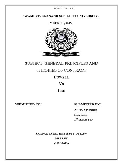 Contract Act Memo Pdf