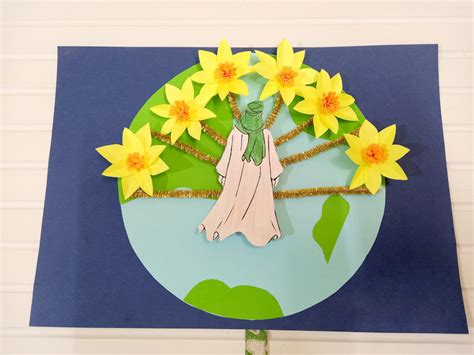 کاردستی نیمه شعبان برای مهد کودک و پیش دبستانی مینویسم