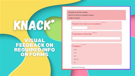 Visual Feedback On Missing Data Needed When Submitting Forms