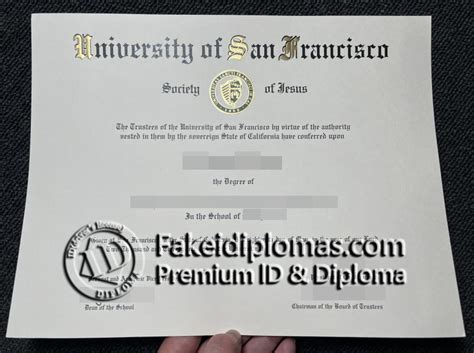 Buy Usf Degree University Of San Francisco Bachelor Degree