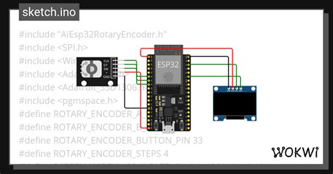 Rotaryencodermenu Wokwi Esp32 Stm32 Arduino Simulator