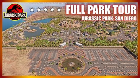 Jurassic Park San Diego Jwe2 Park Tour Youtube