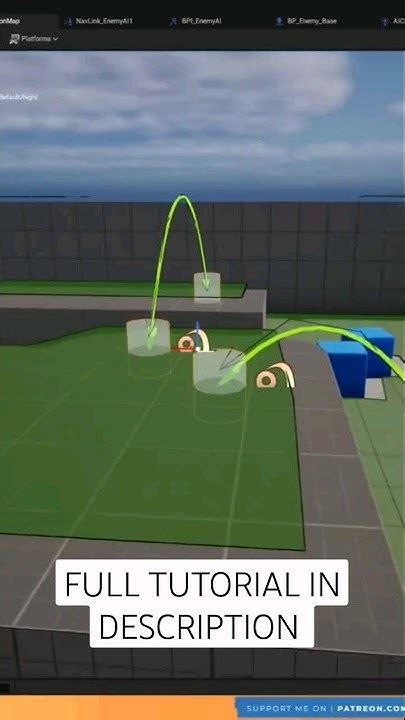 Enemy Ai Jumping To Chase Player Using Nav Links In Unreal Engine 5 Ue5 Gamedev Combat