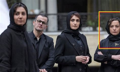 عکس دیدار صمیمانه مهراوه شریفی نیا و جواد عزتی در یک مراسم