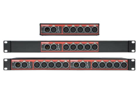 DMX Splitter Booster XSP DMX Splitter Booster Professional Opto Splitters From Swisson