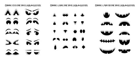 Build A Jack O Lantern With This Cute Pumpkin Printable T Of Curiosity