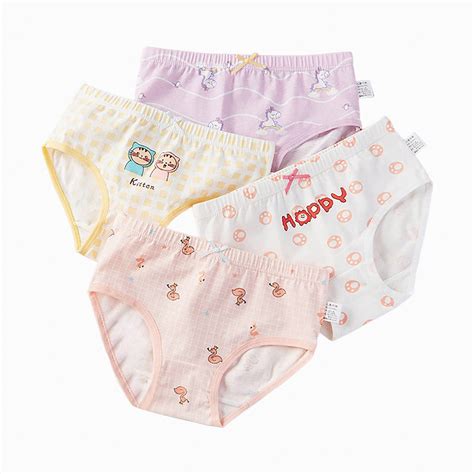 Gubotare Girls Underwear Teen Girls Underwear Briefs With Lace And Dot