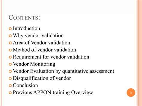 Vendor Validationrequirement For Vendor Validation Pdf