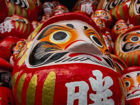 Daruma Dolls In Katsuo Ji Scrolller