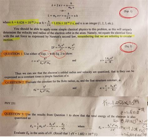 Solved Lambda 2 Pi R N Hme V Or L Me Vr N H2