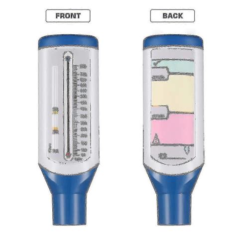 Portable Personal Spirometer Peak Flow Expiratory Flow Meter