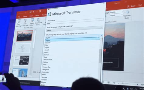 Microsofts Presentation Translator Plugin Can Translate Your