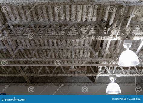 Ceiling Beams Are Made Of Natural Eco Friendly Materials Elements And Components Of The