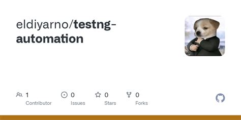 Github Eldiyarno Testng Automation