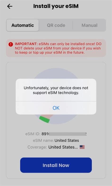 How To Fix The Unfortunately Your Device Does Not Support Esim