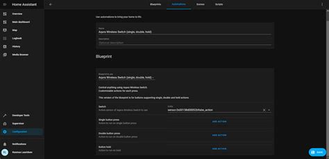 Aqara Wireless Switch Zigbee2MQTT Single Double And Hold Action Blueprints Exchange