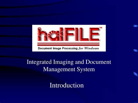 PPT Integrated Imaging And Document Management System PowerPoint Presentation ID 5014943