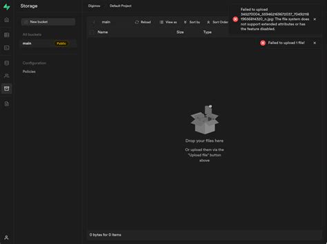 The File System Does Not Support Extended Attributes Or Has The Feature
