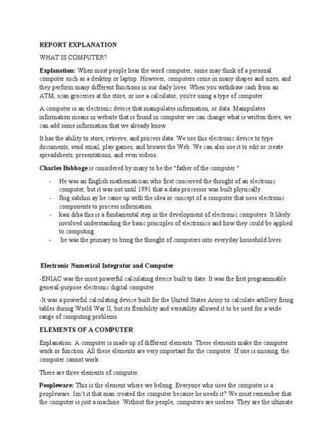 what is computer pdf computer hardware input output