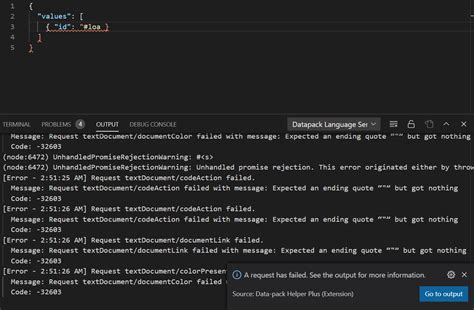 Removing The Ending Quote Of A Json String And Asking For Completion