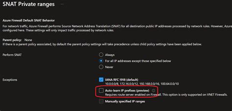 Azure You Can Now Enable Auto Learn Snat For Azure Firewall Preview