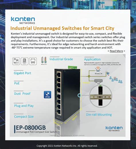 Beryl Liu On Linkedin Industrial Ethernet Switch By Konten Compact Design 8 Ports Din Rail With…