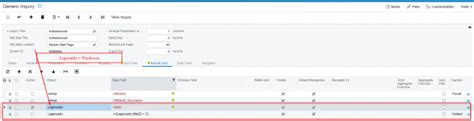 Generic Inquiry Specify Columns • Acumatica Generic Inquiries And Pivot
