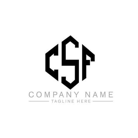 Premium Vector Csf Letter Logo Design With Polygon Shape Csf Polygon