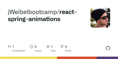 GitHub JWeibelbootcamp React Spring Animations
