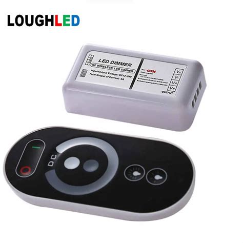 Wireless RF Touch Led Dimmer By Remote RF Single Color LED Controller By RF Remote A CH A