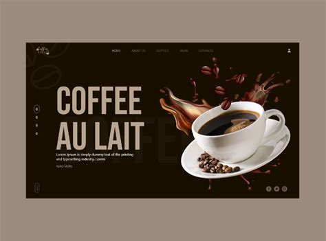 Coffee Ui Design By Abdur Rahman Manning On Dribbble