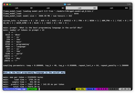 Q41 Inference Appears Broken For 13b Parameters · Issue 152 · Ggerganovllamacpp · Github