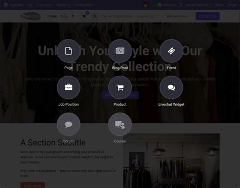 Build Your Odoo E Commerce Website
