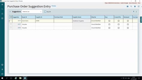 Buy All Select All Checkbox In PO Suggest Kinetic ERP Epicor User Help Forum