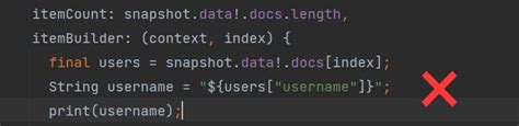 Firebase Flutter Unhandled Exception Bad State Field Does Not Exist Within The