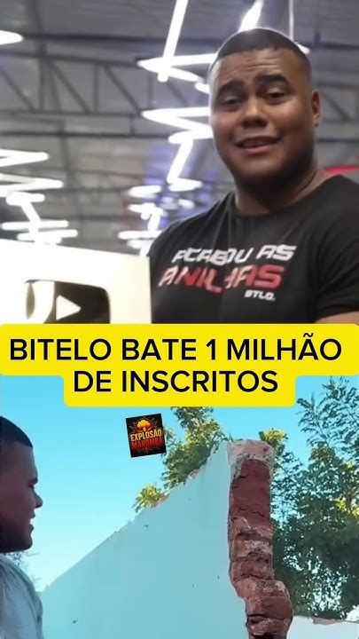 Bitelo Bate 1 Milhão De Inscritos Bitelo Academia Viral Gym Renatocariani Youtube