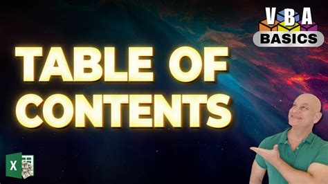 How To Create A Table Of Contents In Excel In 1 Click Free Template