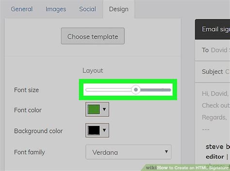 How To Create An HTML Signature Steps With Pictures