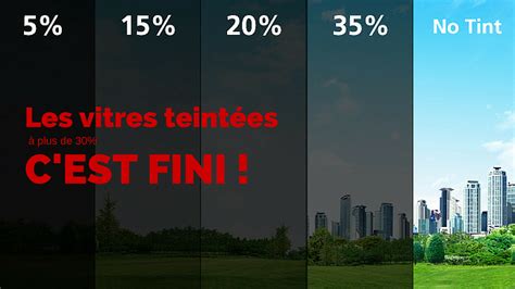 Les vitres teintées à plus de 30 c est fini Permis Mag