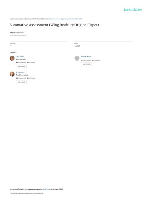 Summativeassessmentsl Pdf Educational Assessment Validity