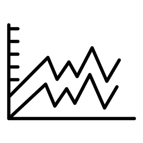 Premium Vector Filled Graph Vector Illustration Style