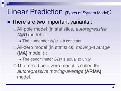 Ppt Linear Prediction Powerpoint Presentation Free Download Id634517