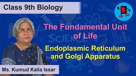 Cbse Class 9 Biology The Fundamental Unit Of Life Endoplasmic Reticulum And Golgi Appar