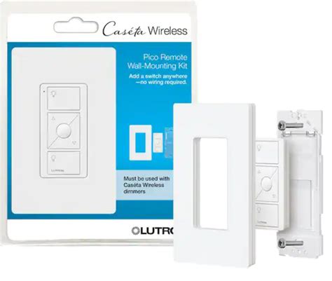 Lutron Pico Remote Wall Mounting Kit Smrter Home