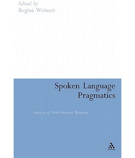 Spoken Language Pragmatics Buy Spoken Language Pragmatics Online At