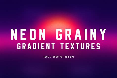 Neon Grainy Gradient Textures Graphic By Creativetacos · Creative Fabrica