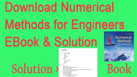 Downloading Numerical Methods For Engineers Books Pdf And Solution