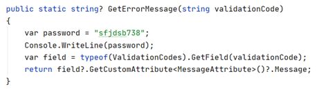 Hardcoded Passwords Not Detected In Net Project Scan Sonarqube Cloud
